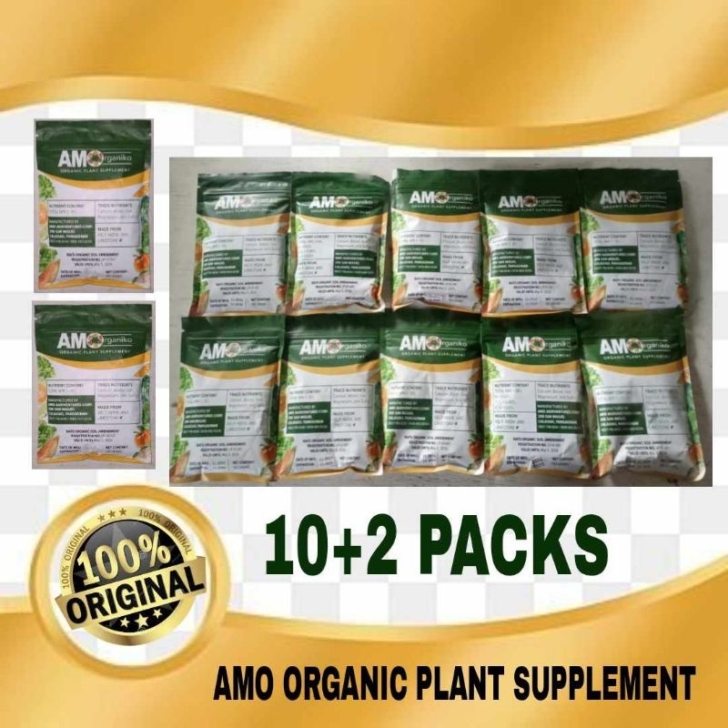 AMO - ORGANIC PLANT SUPPLEMENT - NEW PACKAGING(10+2 PACKS) | Shopee ...