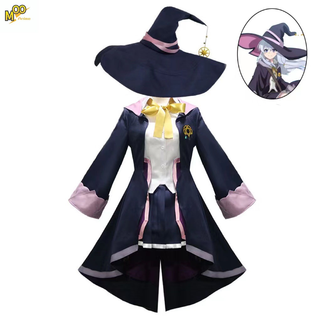 Wandering Witch: The Journey of Elaina Elaina Cosplay costume women's ...