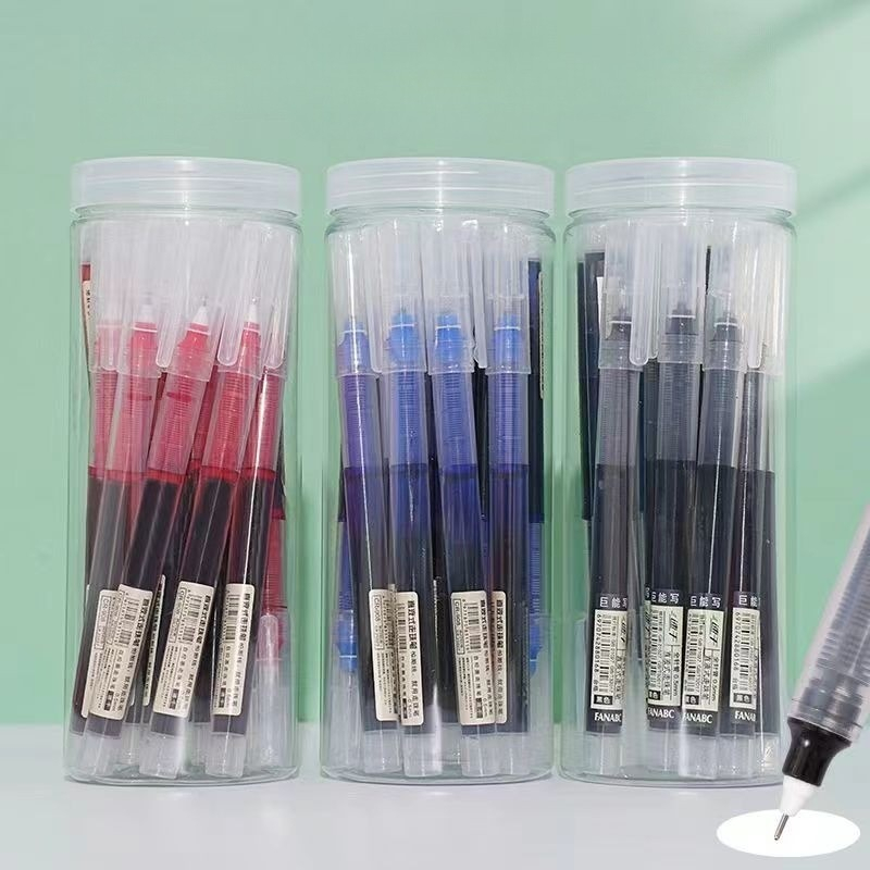 Straight Liquid Rollerball Gel Gel Pen 0.5 Needle Tube Quick Dry ...