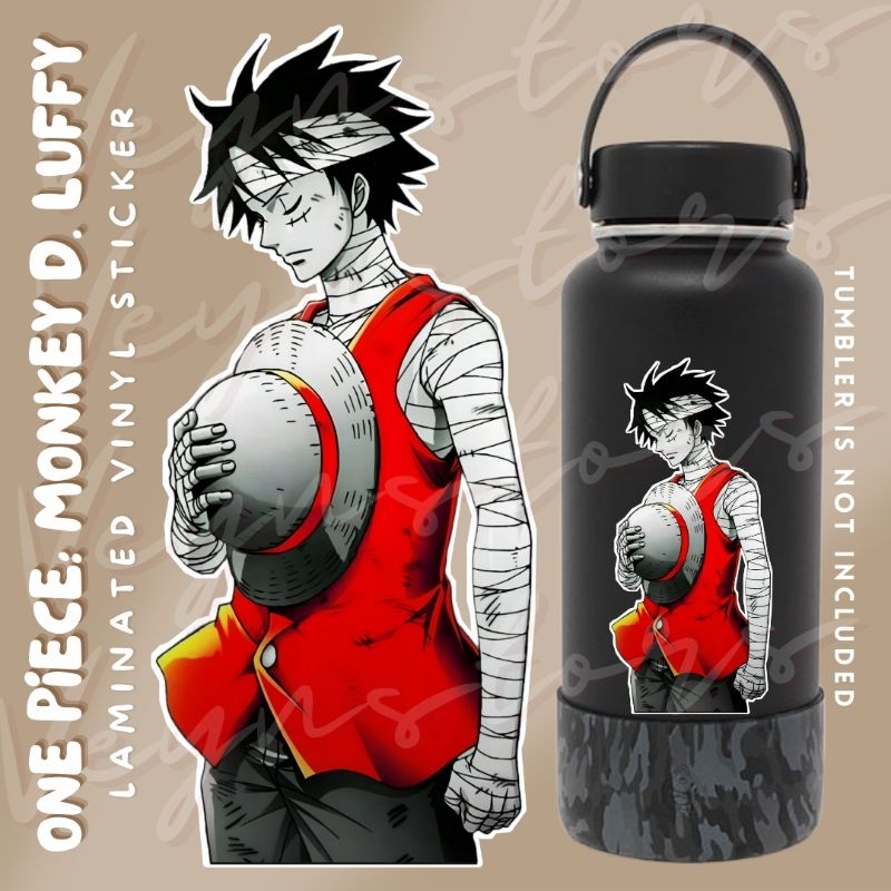 ONE PIECE MONKEY D LUFFY LAMINATED VINYL STICKER | Shopee Philippines