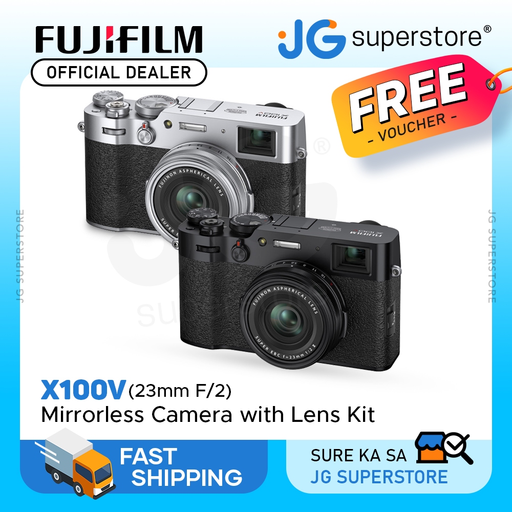 FUJIFILM X100V Wireless Mirrorless Digital Camera APS-C with Fujinon ...