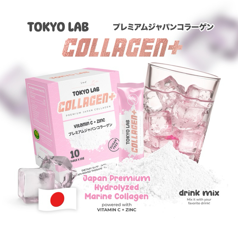 🇯🇵Tokyo Lab Collagen + Vitamin C & Zinc 🇯🇵 | Shopee Philippines
