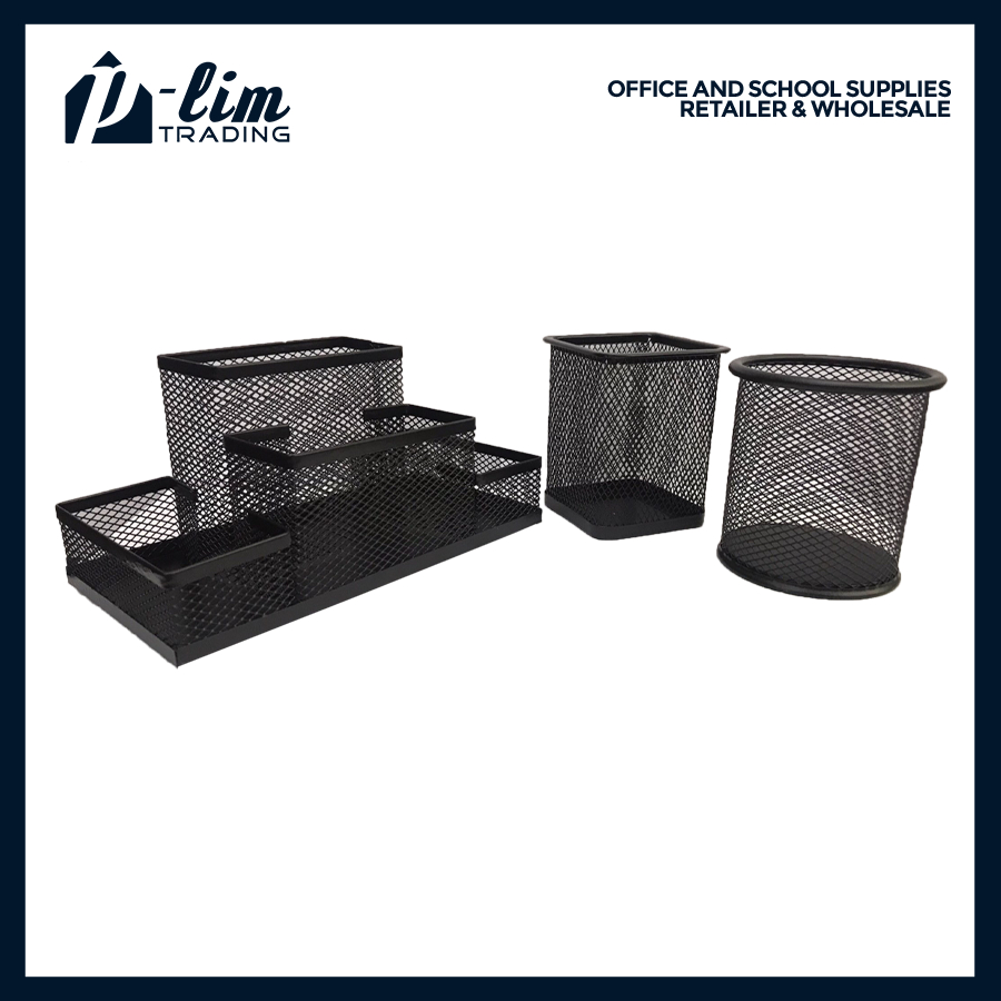Wire Mesh Desk Organizer - Pencil Holder | Shopee Philippines