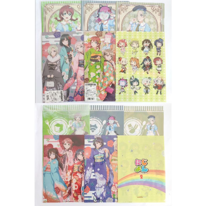 Love Live! Nijigasaki - Mia, Rina, Emma Clear File Folder | Shopee ...