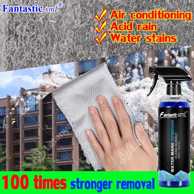 Bathroom glass cleaner 500mlRemoves watermarks from faucets toilets and ...
