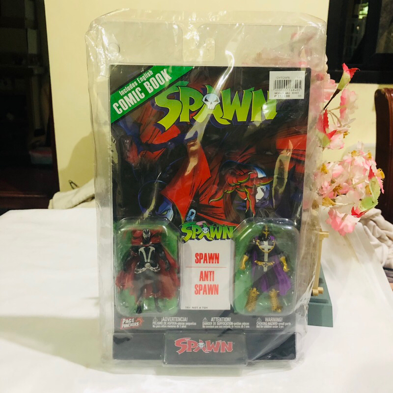 McFarlane Toys SPAWN / ANTI SPAWN with COMIC BOOK | Shopee Philippines