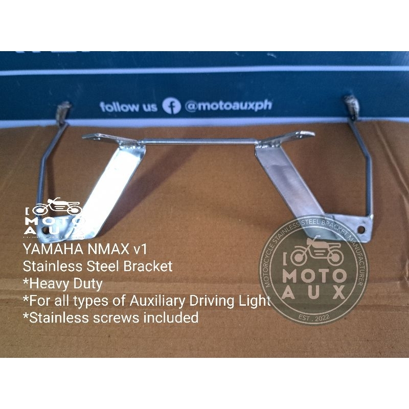 NMAX VERSION 1 STAINLESS MDL BRACKET | Shopee Philippines