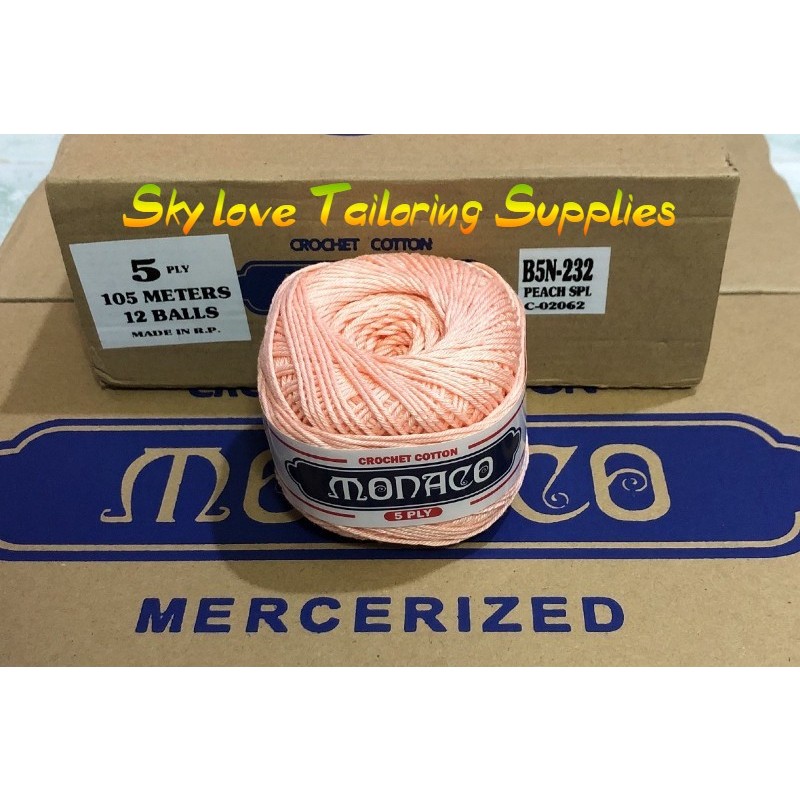 5PLY Monaco Mercerized Cotton BATCH 2 (B224-B297) | 5ply 100% ...