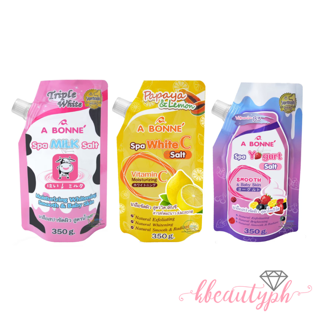 Abonne Spa Milk Salt | Papaya & Lemon | Yogurt 350g | Shopee Philippines