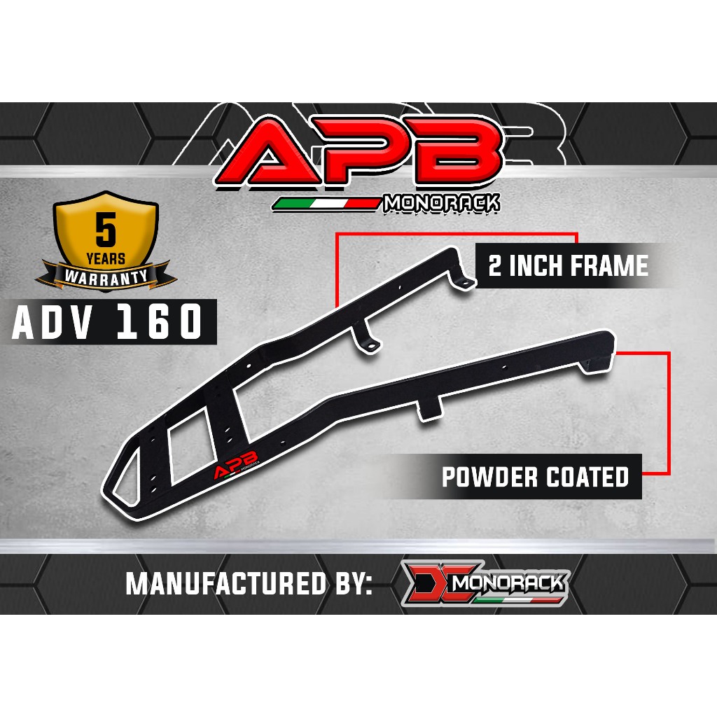 APB MONORACK FOR (ADV 160) DURABLE DESIGN with 5-Years Warranty ...