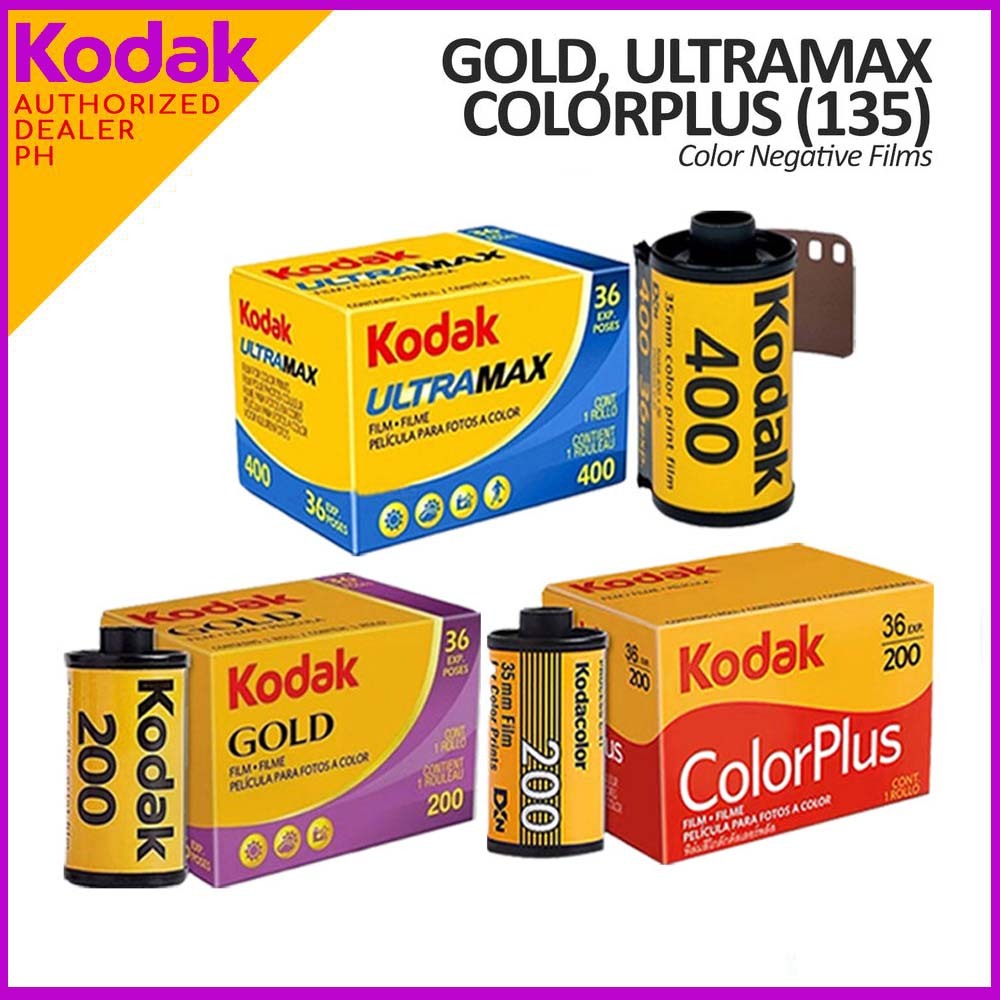 KODAK Colorplus 200 Gold 200 Ultramax 400 135mm 35mm Negative Film C-41 ...