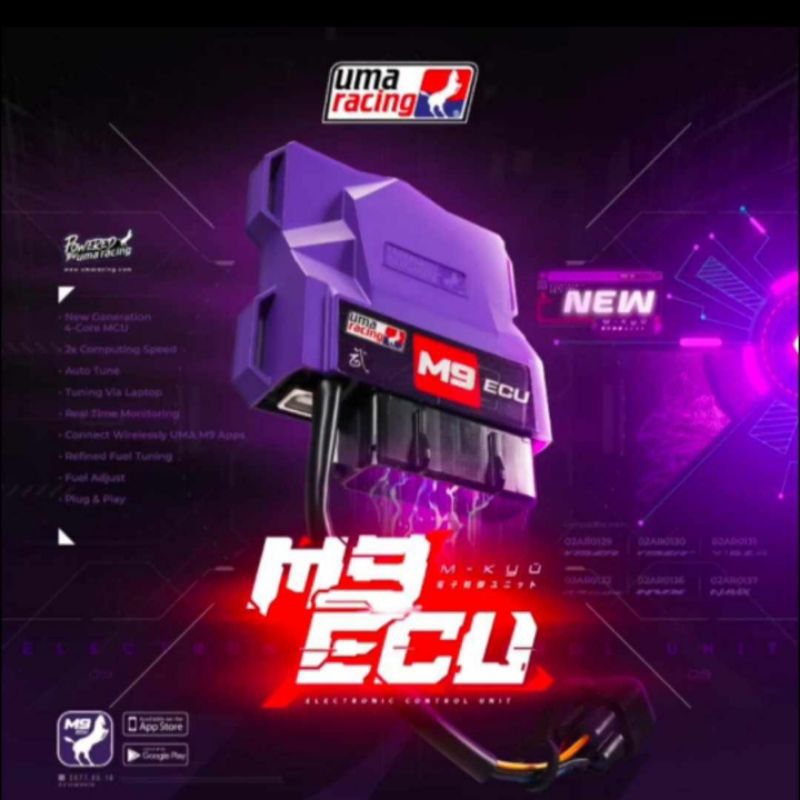UMA M9 RACING ECU AEROX V1 V2/NMAX V2 | Shopee Philippines