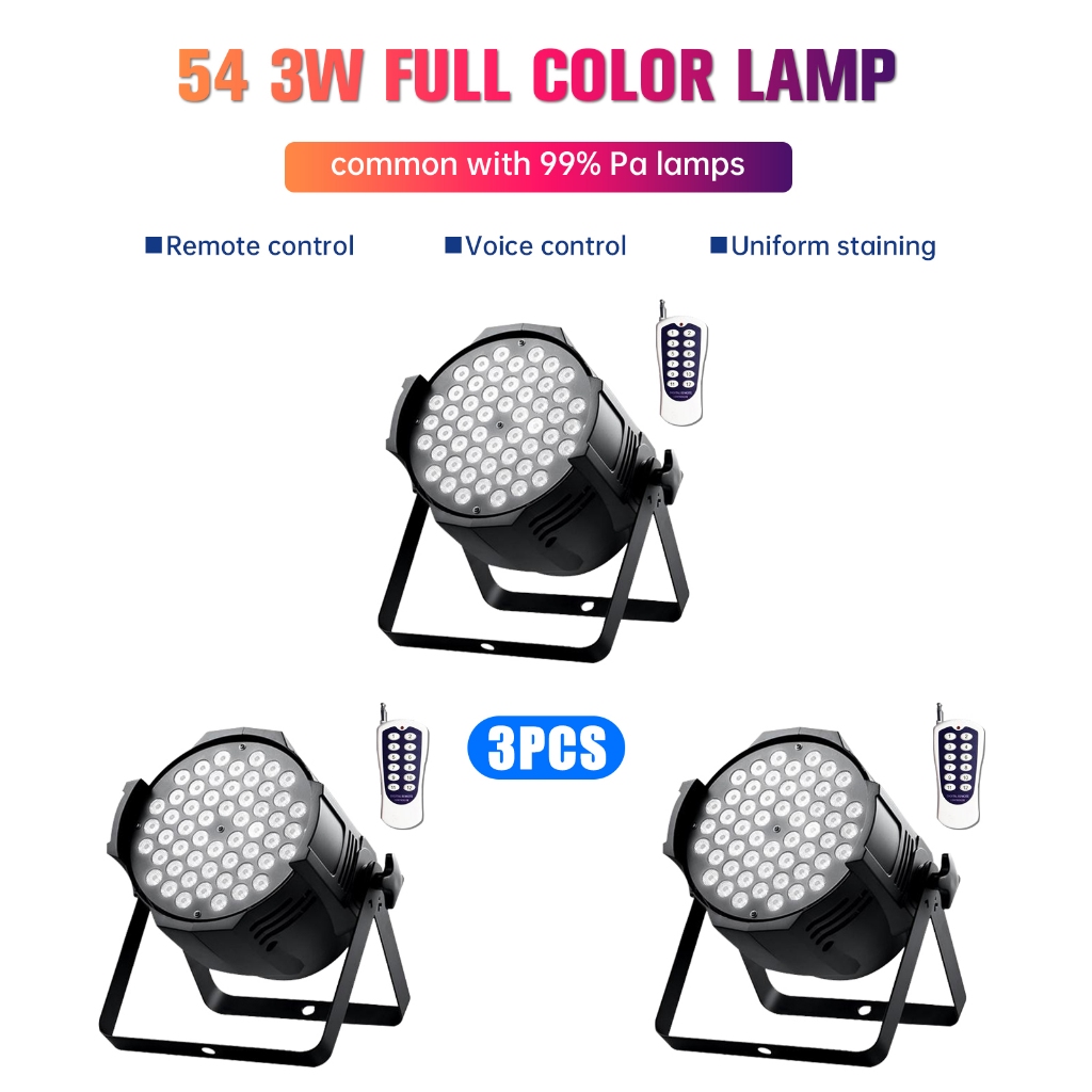 Big-Dipper Stage Lights (4pcs)54led*3W RGBW&LP001 ( With DMX Cable ...