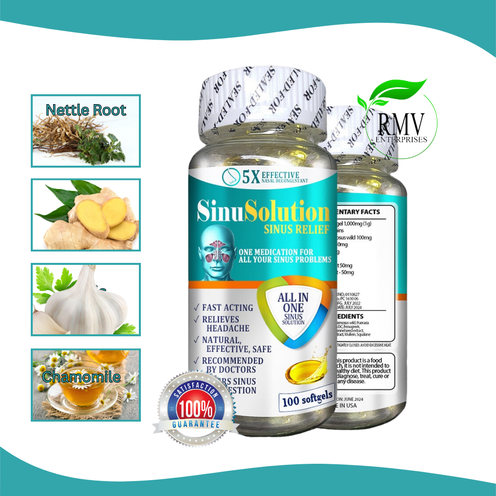Sinusolution - Sinus Relief, Rhinitis, Fast Acting, Nasal Polyps ...