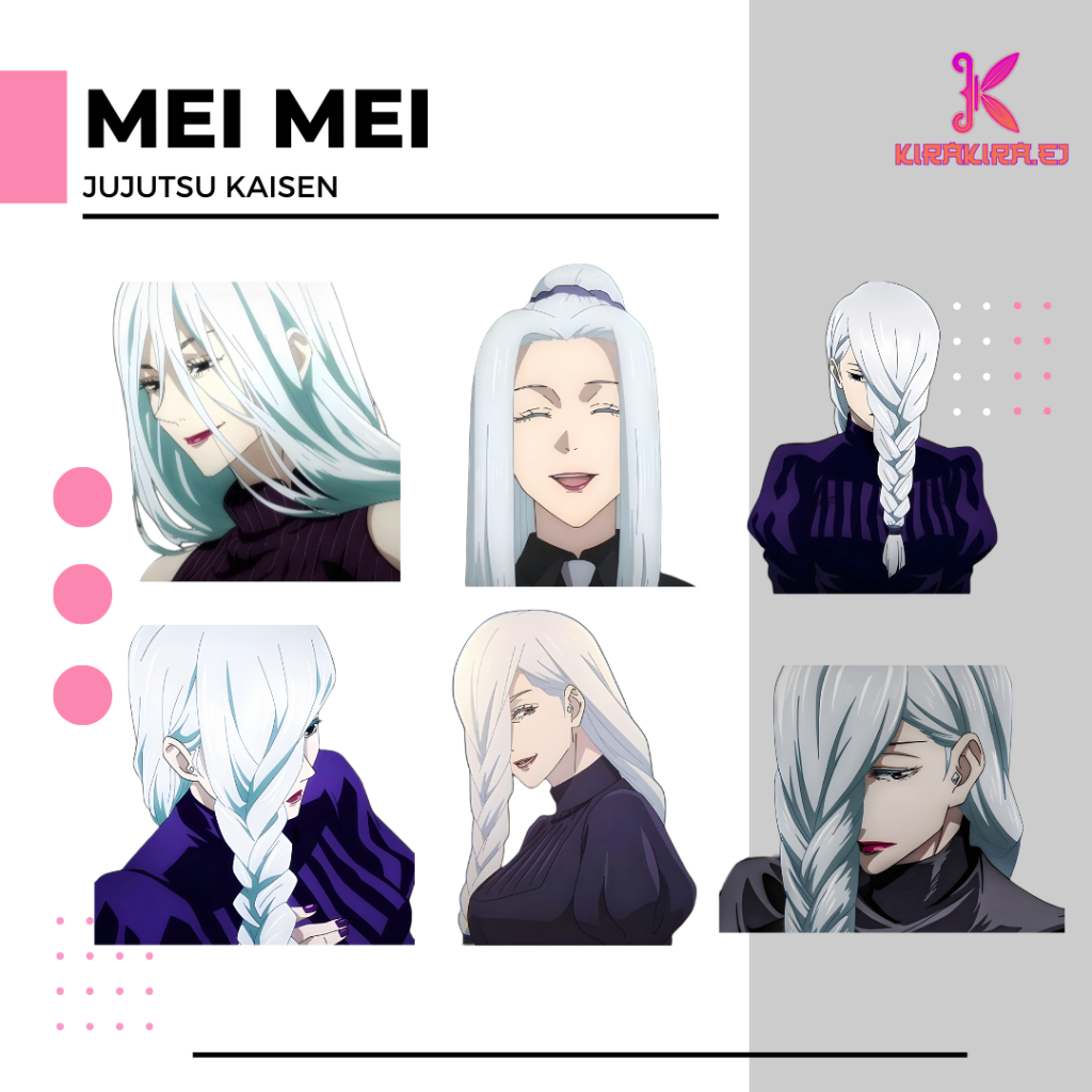 STICKER Mei Mei Jujutsu Kaisen Waterproof Vinyl Anime Sticker | Shopee ...