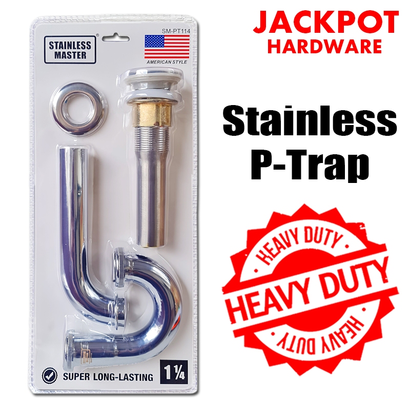 HEAVY DUTY P-Trap 1-1/4 and 1-1/2 | PTrap | Tail Piece | Pop up ...