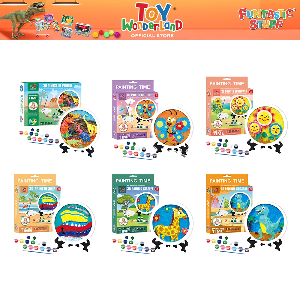 Toy Wonderland DIY 3D Paint Set, Arts and Crafts | Shopee Philippines