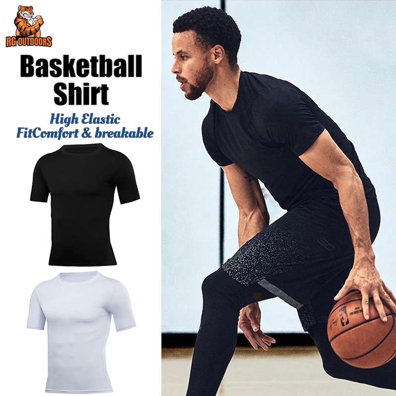 SELCS Men's Compression Shirt for Basketball Sports Vest Fitness Quick ...