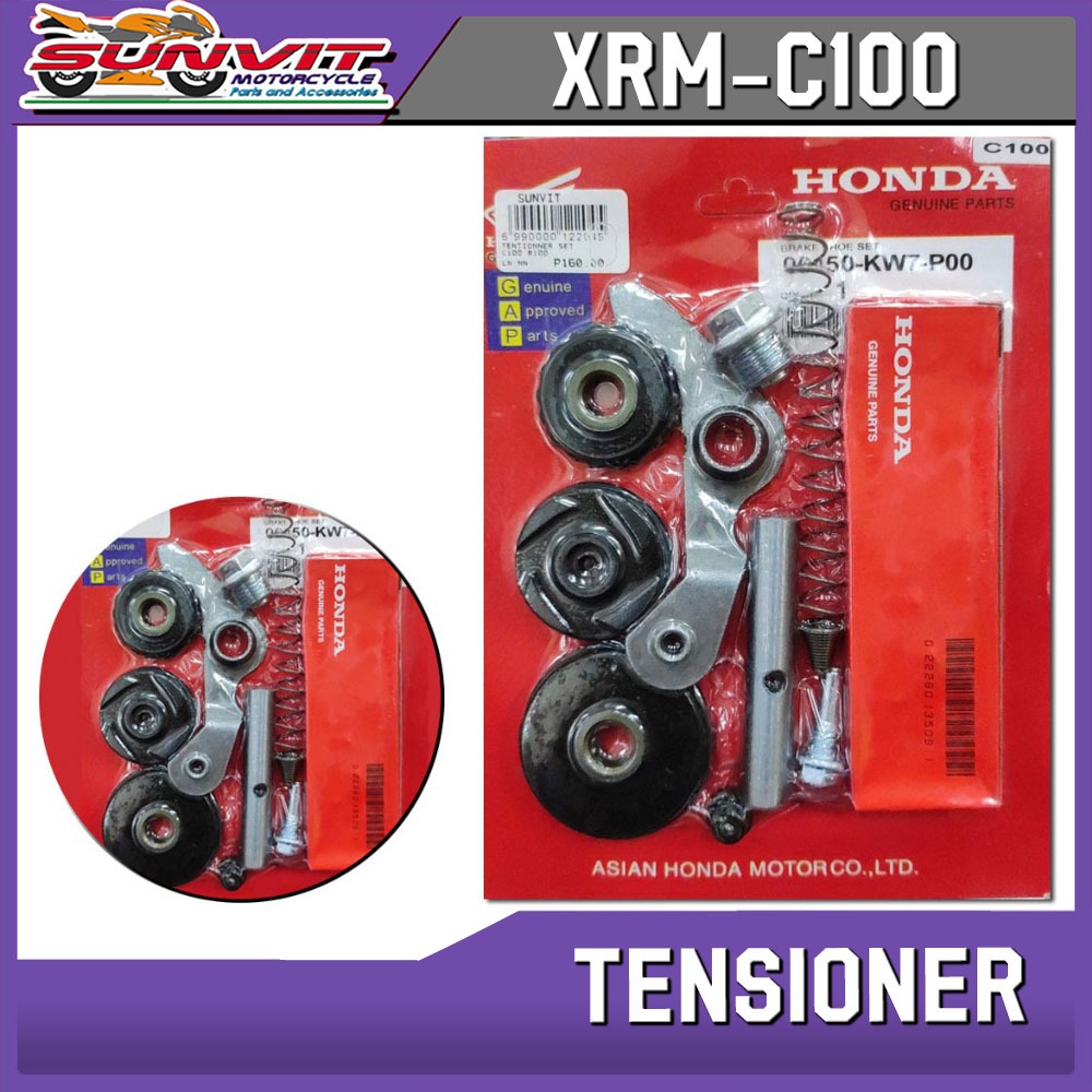 SUNVIT- MOTORCYCLE CHAIN TENSIONER GUIDE SET DREAM/C100/XRM | Shopee ...