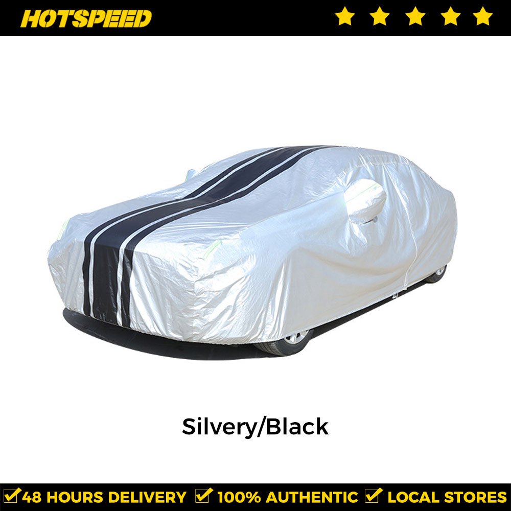 HOTSPEED Car Cover Waterproof And Sunproof Sedan SUV Vios Innova Wigo ...