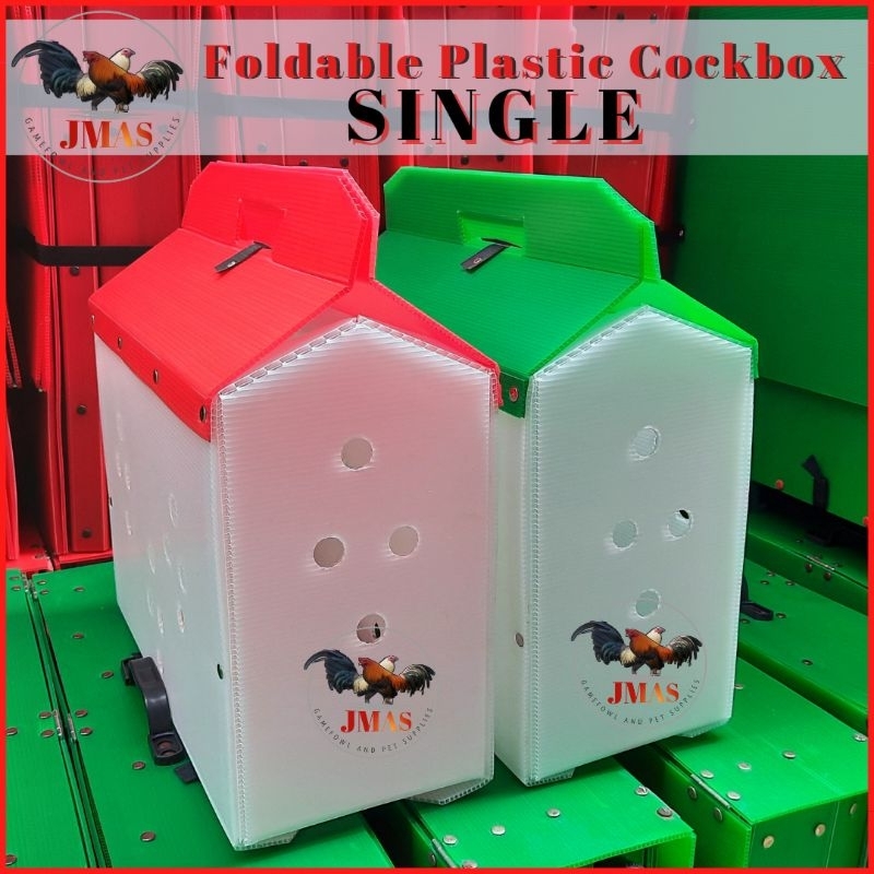 Foldable Plastic Cockbox SINGLE for Gamefowl Derby/Sabong Chicken and ...