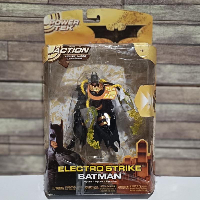 Mattel Batman Begins Power Tek Electro Strike Batman Figure | Shopee ...