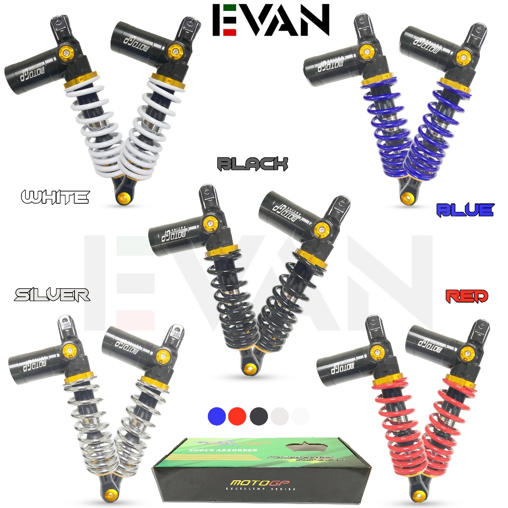 1 PAIR 295mm REAR DUAL SHOCK ABSORBER W/INVERTED GAS TANK FOR Aerox/Rusi rapid 150/Nmax/ADV/PCX ...