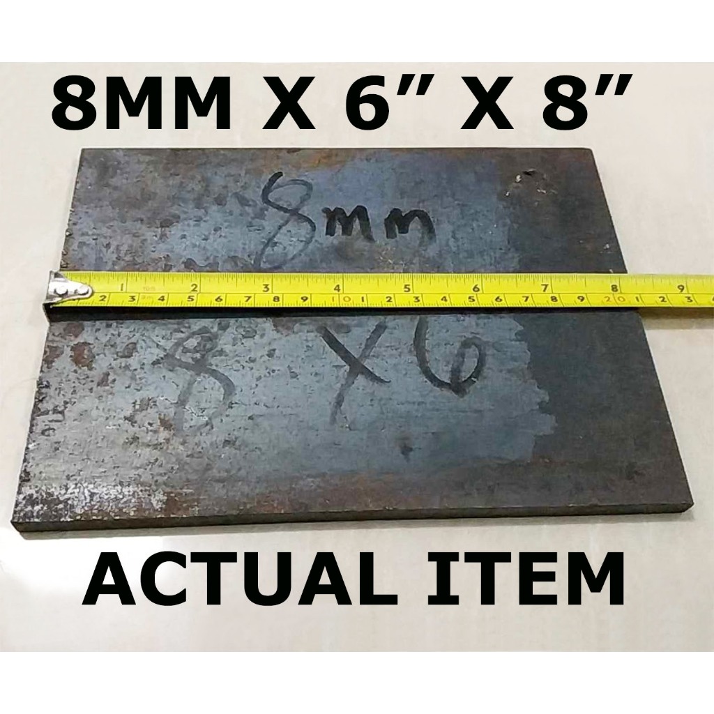 MS BASE PLATE 8MM X 6" X 8" MILD STEEL ...