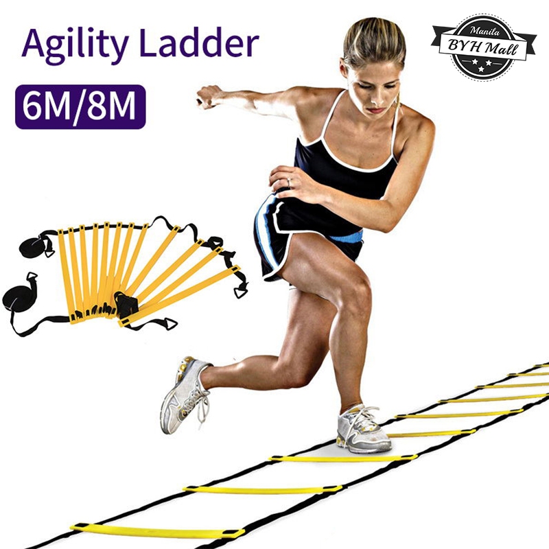 6/8m Nylon Agility Training Ladder Jumping Ladder Speed Training To ...