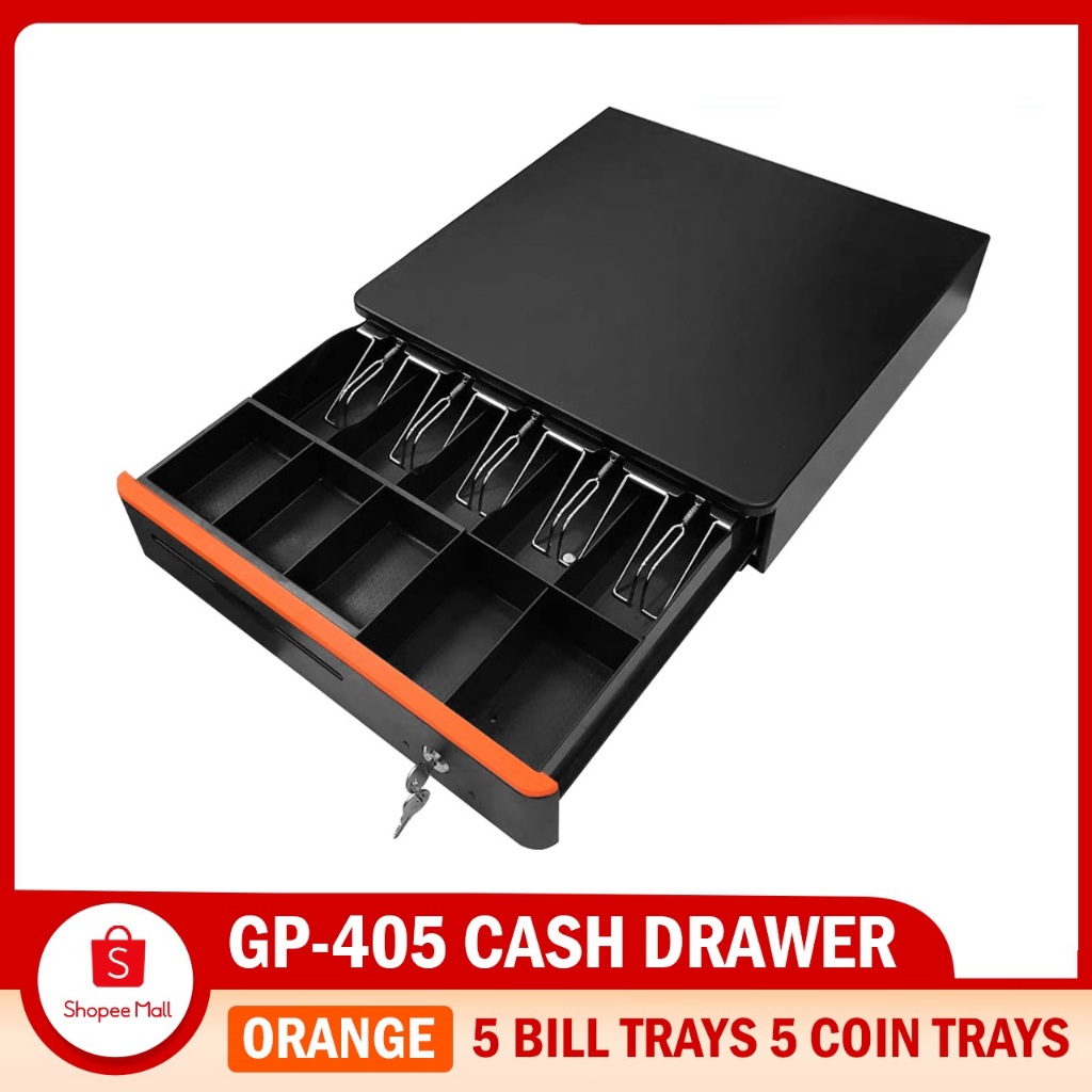 5 Bills, 5 Coins box Heavy Duty Cash Drawer Manual and Automatic POS ...