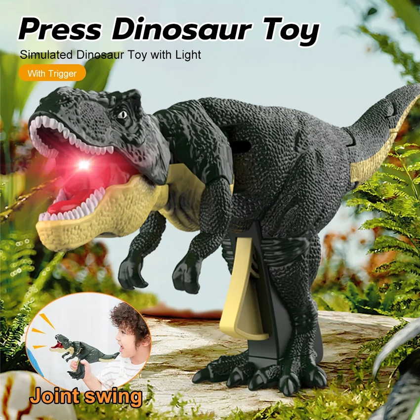 Animal Grabber T-Rex Simulated Dinosaur Model Toy With Led Claw ...
