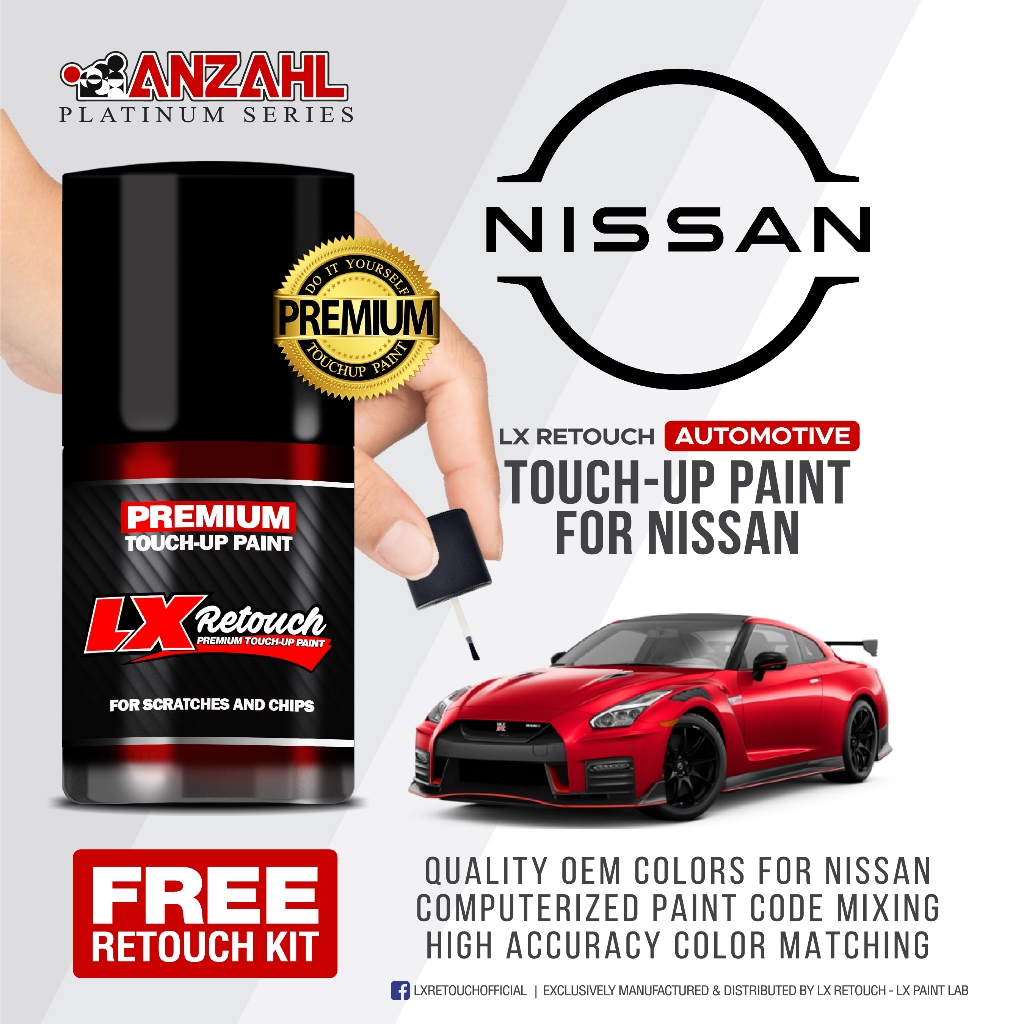 NISSAN PAINT REPAIR KIT CAR TOUCH UP PAINT FIX SCRATCH REMOVAL LX ...