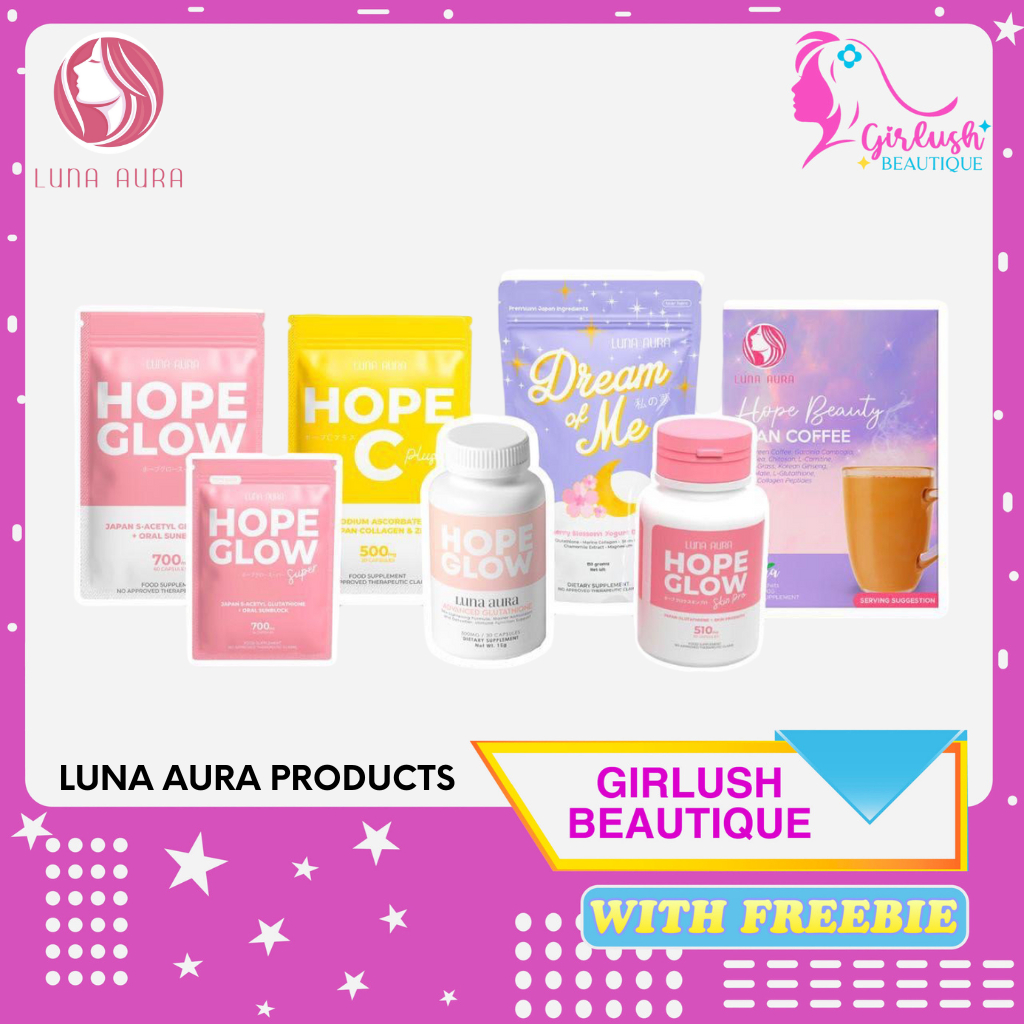 Luna Aura Hope Glow, Beauty Coffee, Super Mini, Super Biggie, Hope C Plus, Skin Pro, Dream of Me ...
