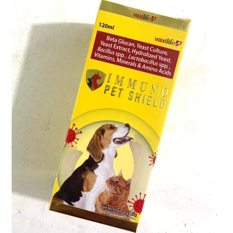 IMMUNO PET SHIELD (Immune System Booster for dogs and cats) 120ml ...