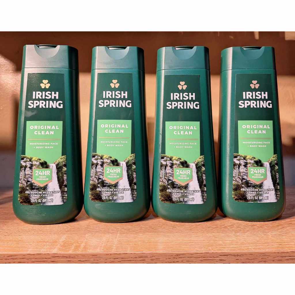 Authentic Irish Spring Original Clean Shower gel body wash 591ML ...