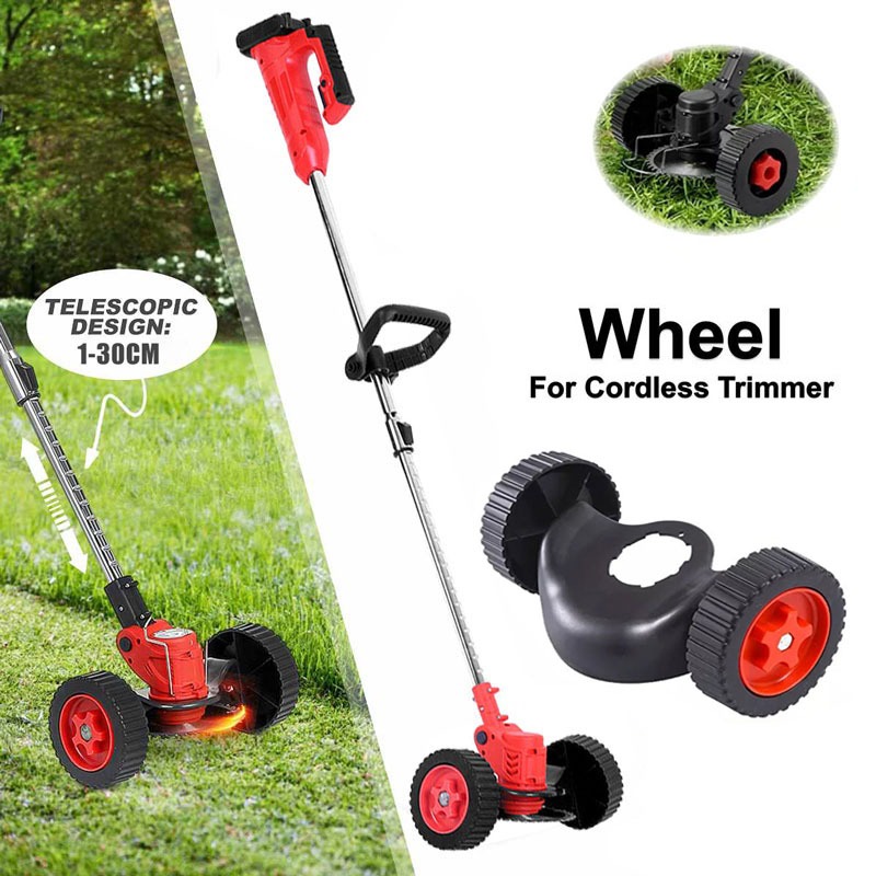Lawn Mower Wheel Grass Cutter Trimmer Accessories Adjustable Grass ...