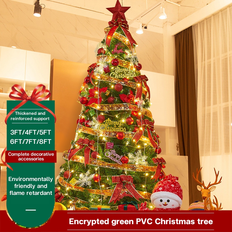 Christmas Tree 3FT/4FT/5FT/6FT/7FT/8FT christmas home decor New Year ...