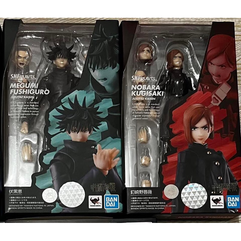 [BACK IN BOX] S.H.FIGUARTS JUJUTSU KAISEN (MEGUMI FUSHIGURO & NOBARA ...