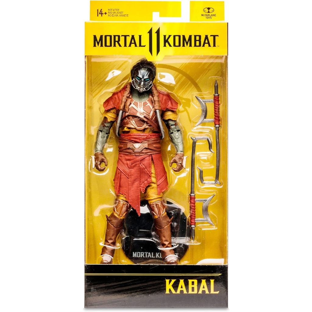McFarlane, Mortal Kombat, 7" Kabal (Rapid Red) Collectible Action ...
