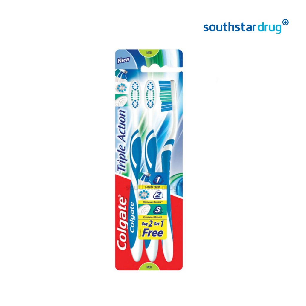 Colgate Triple Action Toothbrush Value Pack | Shopee Philippines