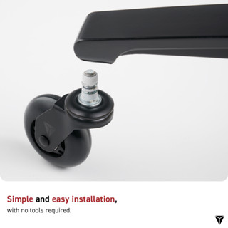 Secretlab Soft Rollerblade Casters (Set of 5) - Suitable for Secretlab ...