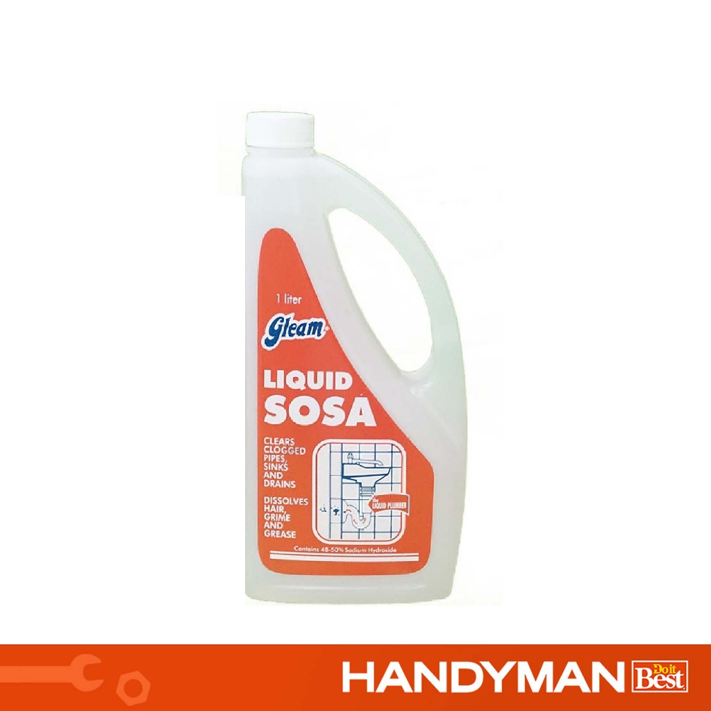 Gleam Declogger Liquid Sosa, 1L | Shopee Philippines