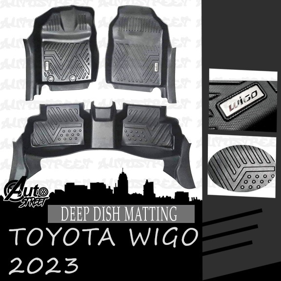 Toyota Wigo 2023 Deep Dish Matting | Shopee Philippines