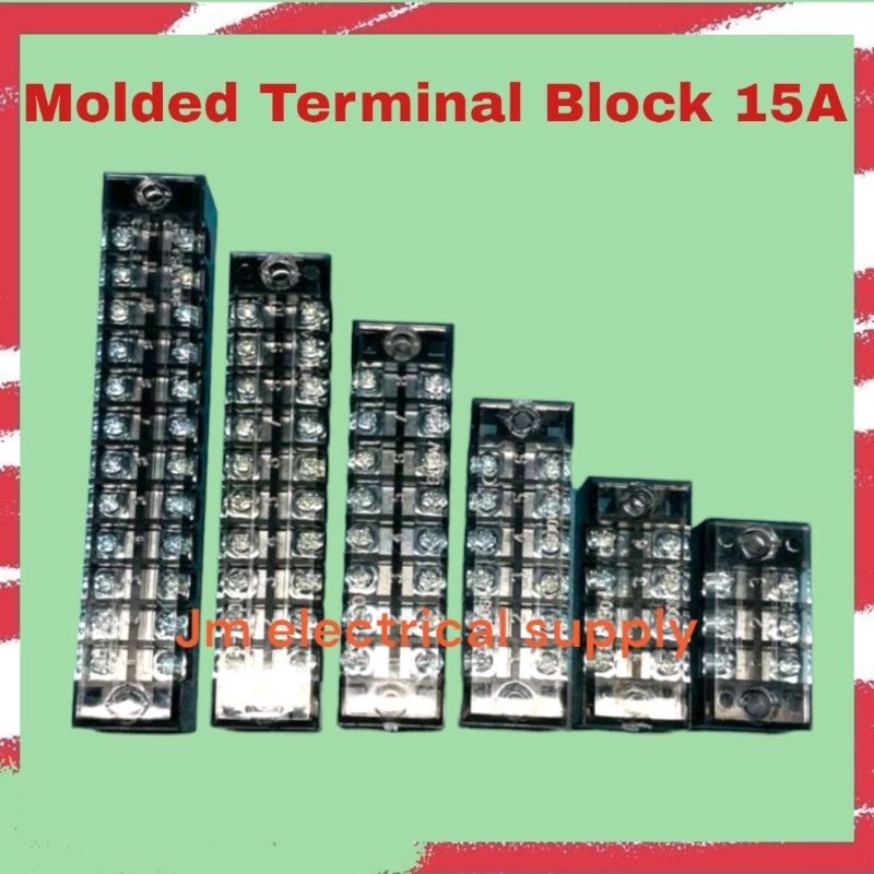15A MOLDED TERMINAL BLOCK - Jm Electrical supply | Shopee Philippines