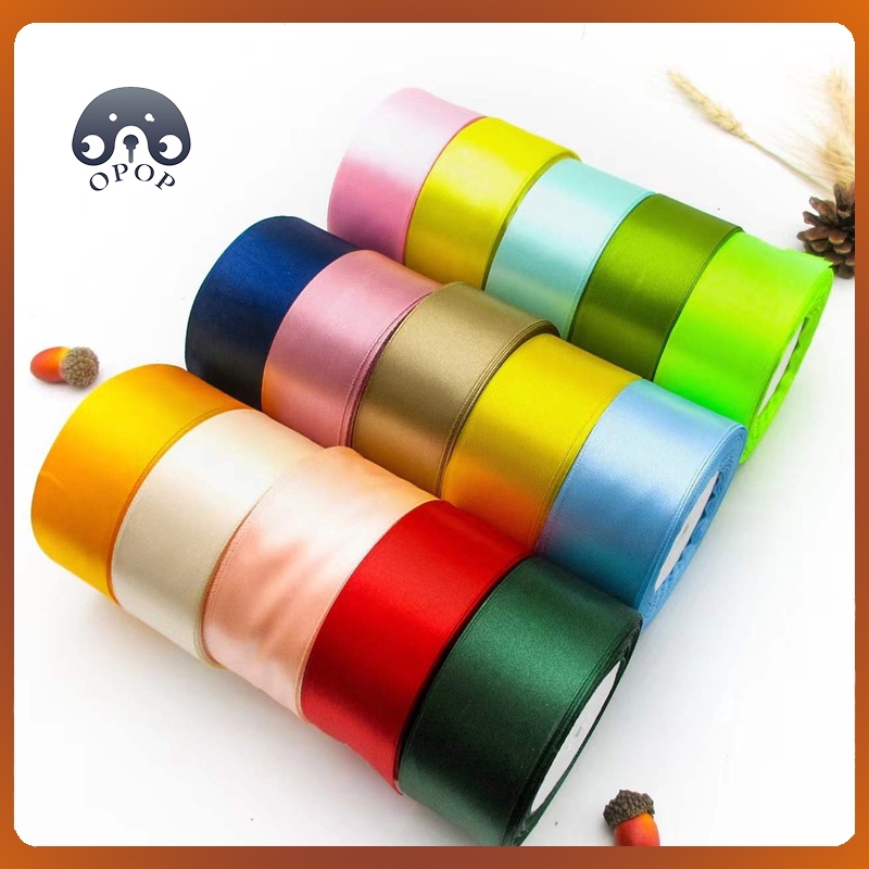Gift Ribbon Cake Baking Silk Ribbon Flower Ribbon Diy Handmade Satin ...