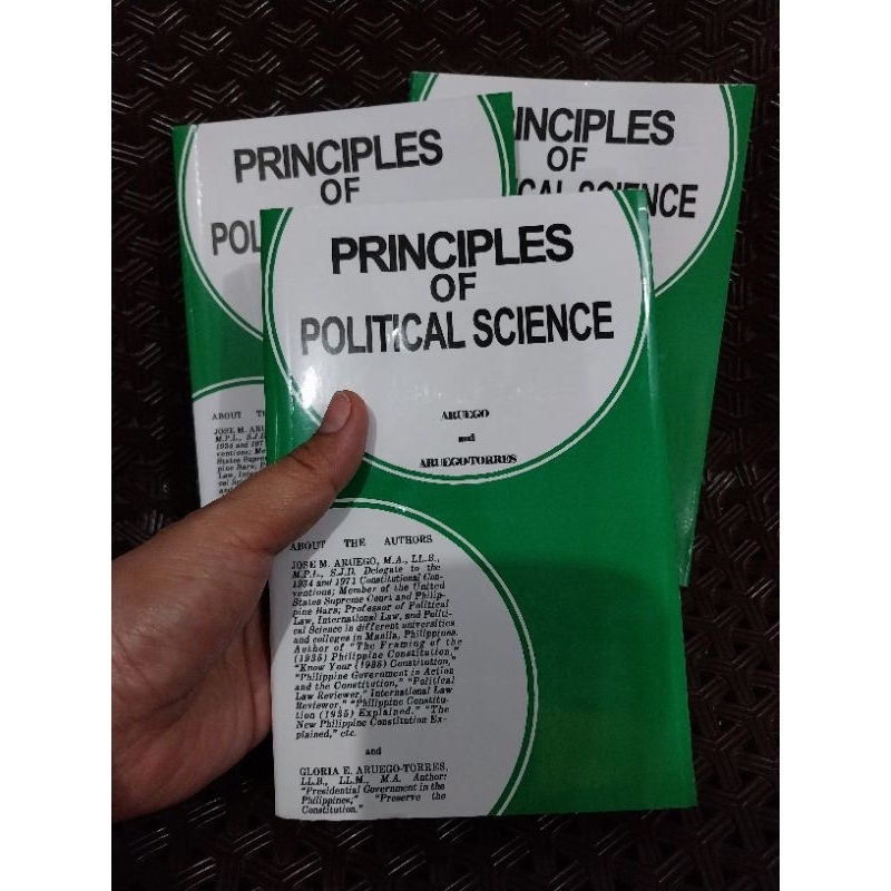 Principles of Political Science by Aruego | Shopee Philippines