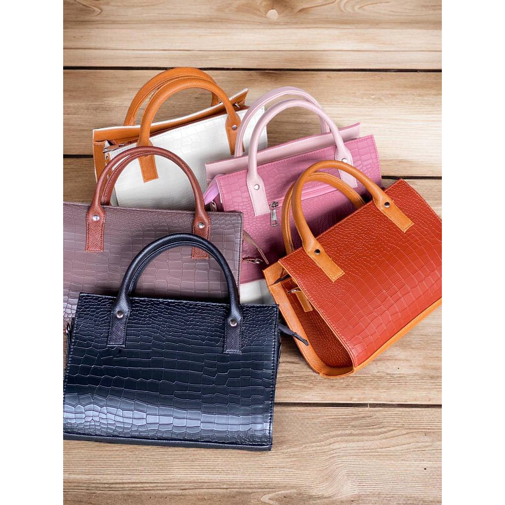 Marikina Bags Rachel Mini Handbag Crossbody Sling in croco material ...