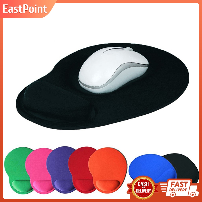 EVA Mouse Pad Soft Wrist Comfort Support Optical Trackball PC MousePad ...