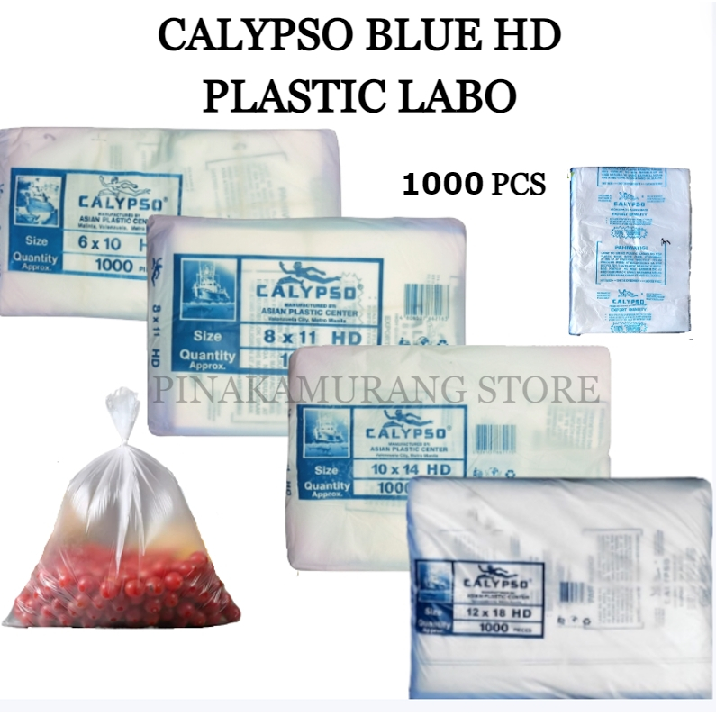1000 Pcs Calypso Blue HD Plastic Labo 6x10 8x11 10x14 12x18 Plastic Bag ...