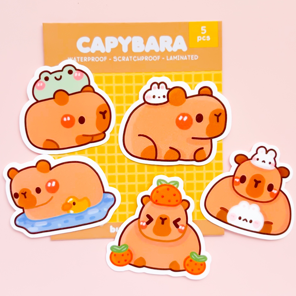 Capybara Sticker Pack | Shopee Philippines